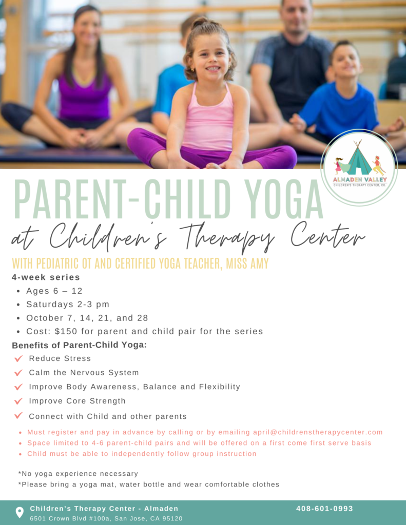 Caregiver-Child Yoga Series (San Jose) – Children’s Therapy Center ...